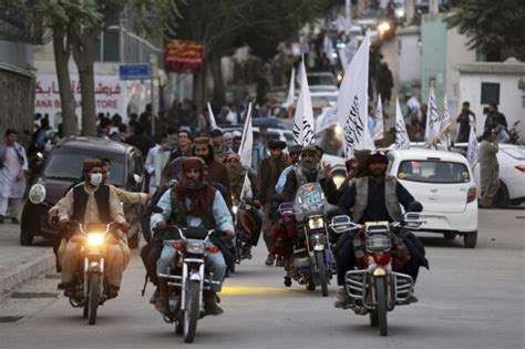Photos Of People Celebrating The Taliban Anniversary In Kabul Ap News