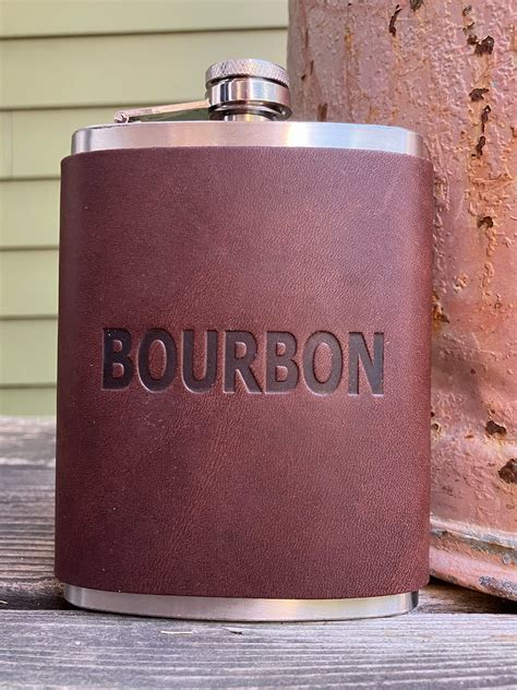 Leather Flask Bourbon Jimmyrockit