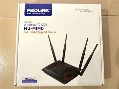 Prolink Wireless Ac Router Computers Tech Parts Accessories Networking On Carousell