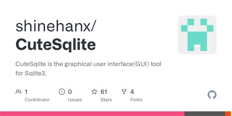 Github Shinehanxcutesqlite Cutesqlite Is The Graphical User