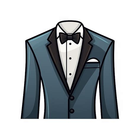 Premium Photo A Cartoon Tuxedo With A Bow Tie And A Tuxedo Generative Ai