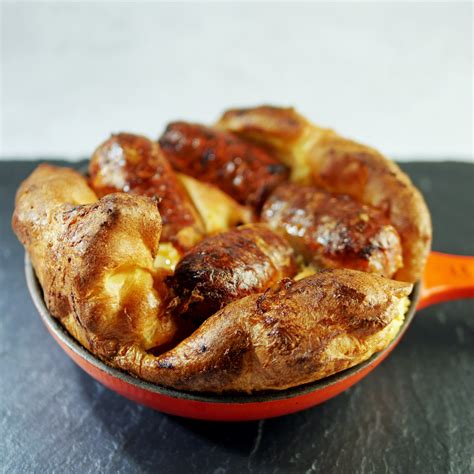 Toad In The Hole For Two Traditional British Food