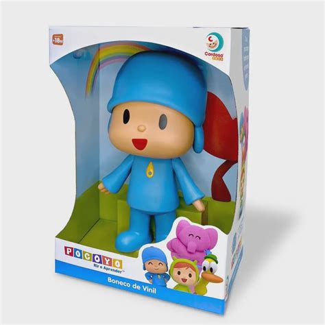 Boneco De Vinil Pocoyo Rir E Aprender Cardoso Em Promoção Ofertas