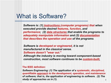 Chapter1 Advanced Software Engineering Overview Ppt Computer