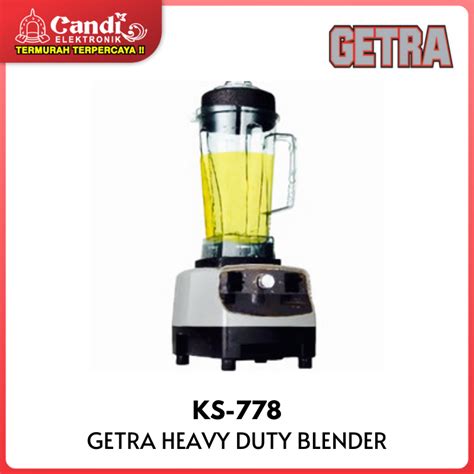 Getra Heavy Duty Blender Ks 778 Getra Blender Kaca Ks778 Lazada Indonesia