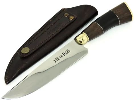 Faca Churrasco Gaúcha Artesanal Bainha Couro 6 Pol Xiru Das Facas