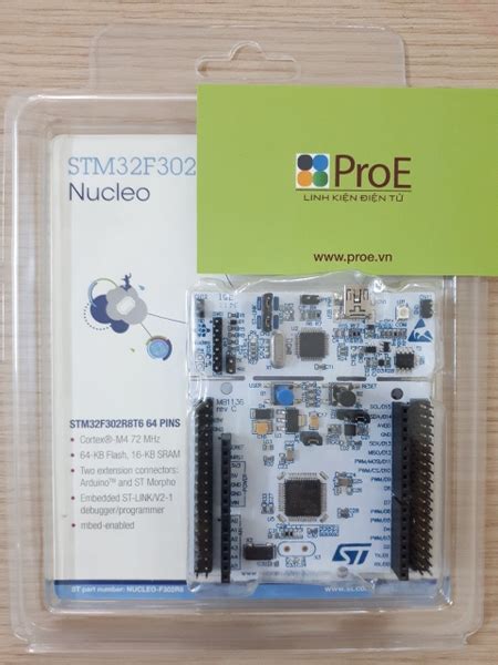 Nucleo F302r8 Stm32 Nucleo 64 Development Board With Stm32f302r8 Mcu Supports Arduino And St
