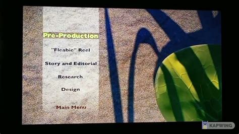 A Bugs Life 2003 Dvd Menu Walkthrough Disc 2 Reverse Version Youtube