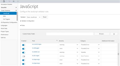 Eslint Rules For Sapui5 In Sap Web Ide Pravins Blog