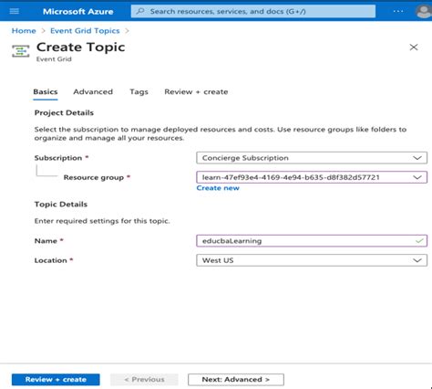 azure event grid step by step create and use azure event grid
