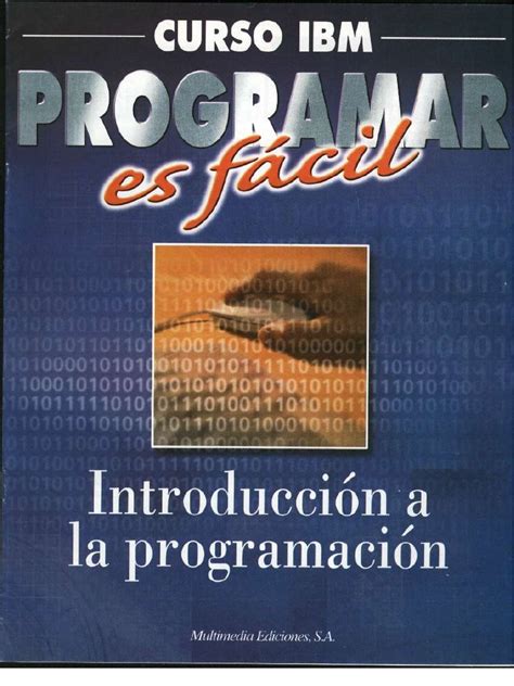 Programar Es Facil Libro Introduccion Pdf