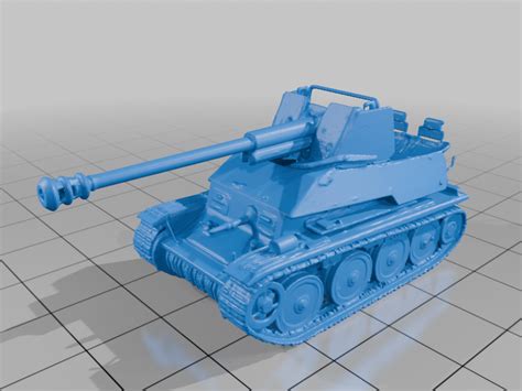 ♟ Marder Iii Sd Kfz 139・ Stl File For 3d Printing・cults