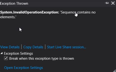 Bug Sequence Contains No Elements · Issue 1453 · Dotnetreactive · Github