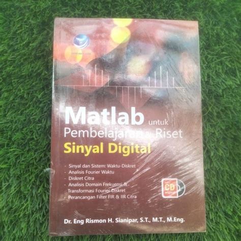 jual buku matlab untuk pembelajaran and riset sinyal digital shopee