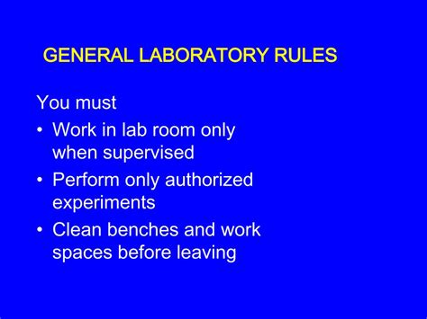 PPT LABORATORY POLICIES PowerPoint Presentation Free Download ID 5323431