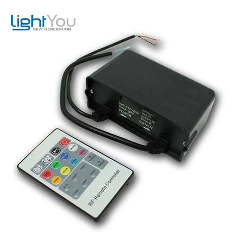 DC12 24V RF Waterproof Controller Output 3Ch control RGB flexible led ...