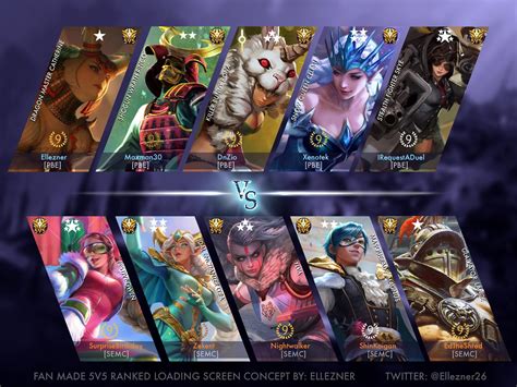 Fan Made 5v5 Ranked Loading Screen Concept R Vainglorygame