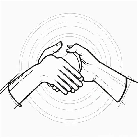 Two Hands Shaking Image Made From Thousands Of Drones In A Night Sky