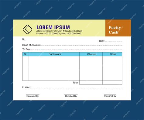 Premium Vector Bill Challan Template Design Challan Delivery Challan
