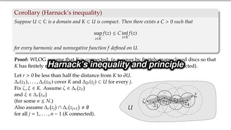 Harnacks Inequality And Principle Youtube