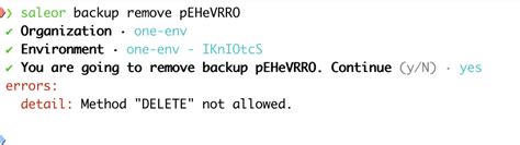 Backup Remove Method Delete Not Allowed · Issue 557 · Saleorcli · Github