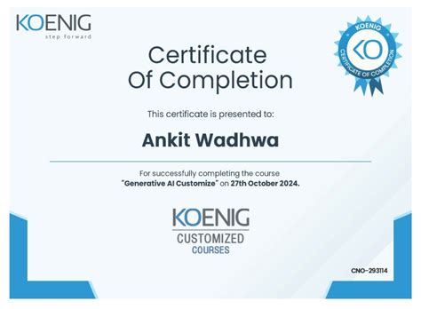 Ankit Wadhwa On Linkedin Completed The Certificate Course On