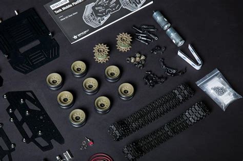 Платформа робота танка Dfrobot Devastator двигуни з металевими шестернями купити в Києві та