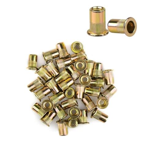 Carbon Steel Metric M6 Rivet Nuts Threaded Rivet Insert Nutsert Rivnuts
