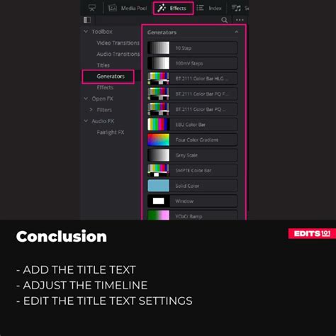 how to add a background davinci resolve 18 tutorial 2024 edits 101