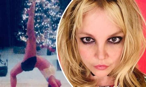 Britney Spears Teases Her Massive Christmas Tree As She Shows Off Her Flexibility With Yoga Pose