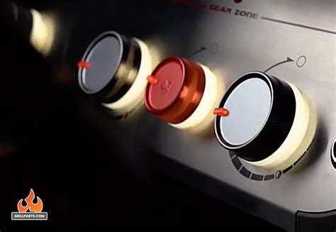 Weber Grill Parts Weber Nightvision Control Knob Kit 5 Piece