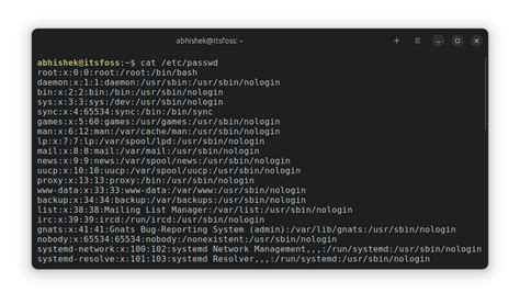 how to list users in linux