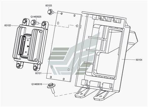 Блок управления впрыском топлива Gw Hower Чертеж № 83 список деталей