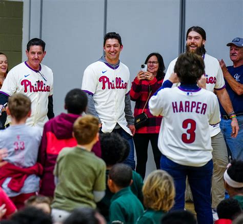 Phillies Winter Tour Phanatic About Reading School Assembly
