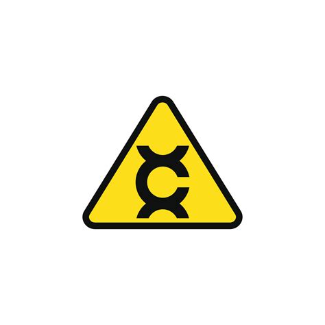 Carcinogen Caution Warning Symbol Design Vector 25664906 Vector Art At