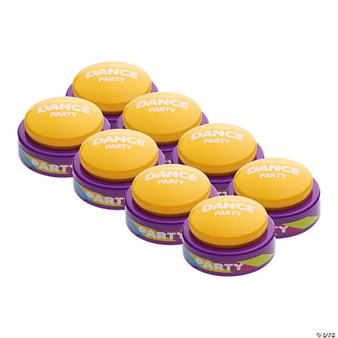 30 Second Dance Party Dance Party Button Volume 2 Pack Of 8