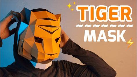 Máscara De Tigre Para Imprimir Con Papel Plantillas Pdf Máscara De