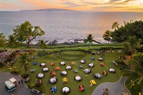 Sunset Cookout Oceanside Bbq Dinner Buffet Wailea Restaurant
