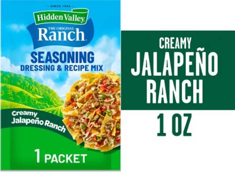 Hidden Valley Creamy Jalapeno Ranch Seasoning Salad Dressing And Recipe