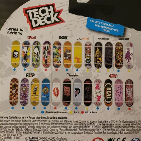 List Of All Tech Decks