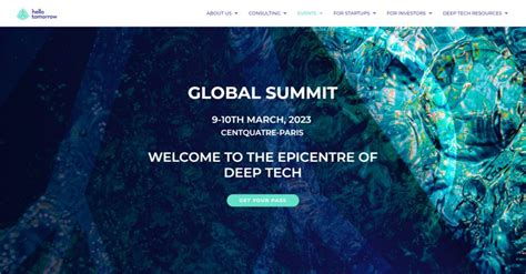 Quanscient On Linkedin Global Summit Hello Tomorrow