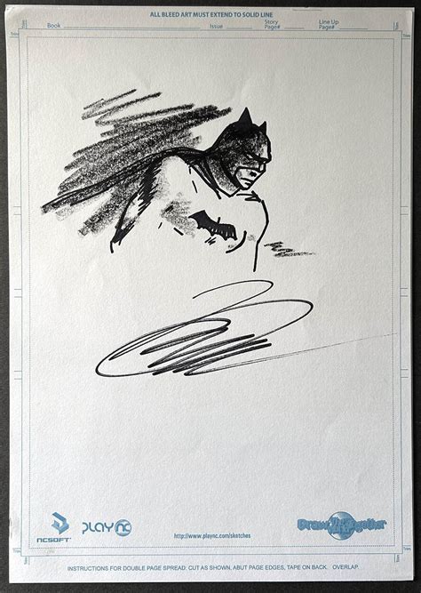 Batman By David Lloyd Art By David Lloyd Signed