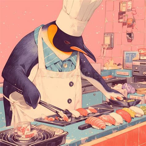 Penguin Chef Stock Illustrations 172 Penguin Chef Stock Illustrations