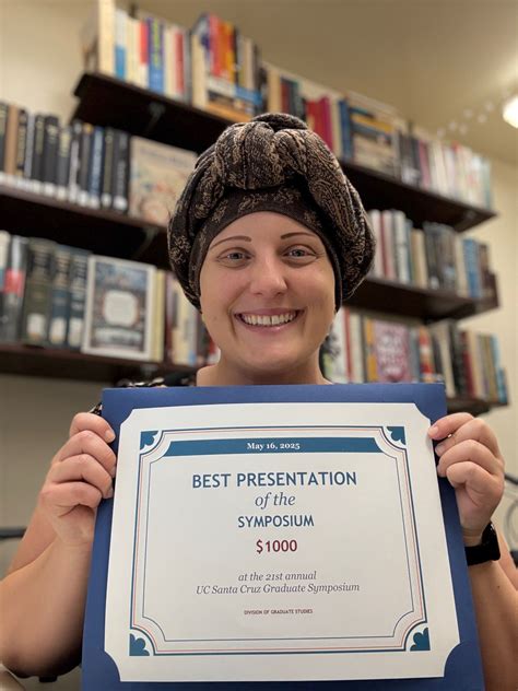 Im Thrilled To Share That I Received The Best Overall Presentation