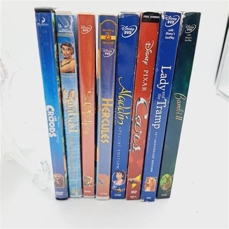 Disney Media Bundle Of 8 Dvd Collection Disney Pixar Dreamworks