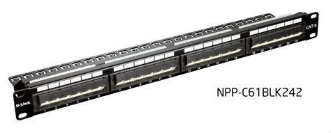 D Link CAT 6 UTP Angular Fully Loaded Patch Panel At Rs 2650 CAT6 Patch Panel In Mumbai ID