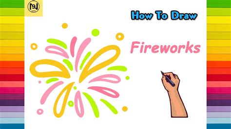 How To Draw Fireworks Easy Step By Step No9 Arts Youtube