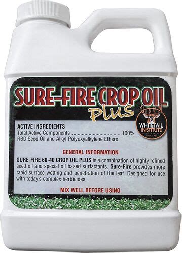 Whitetail Institute Sure Fire Seed Oil Plus Food Plot Herbicide 1 Pint