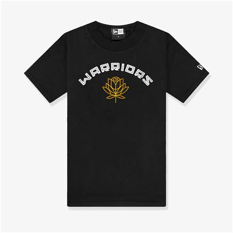 Golden State Warriors City Edition T Shirt Black Throwback