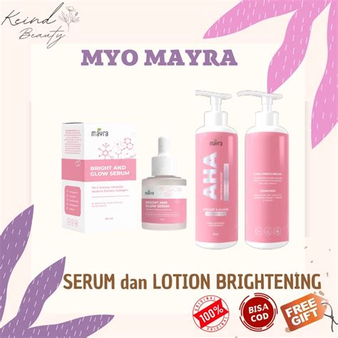 Jual Ready Mayra Aha Body Lotion Aha Serum Bright Aha Lotion Mayra